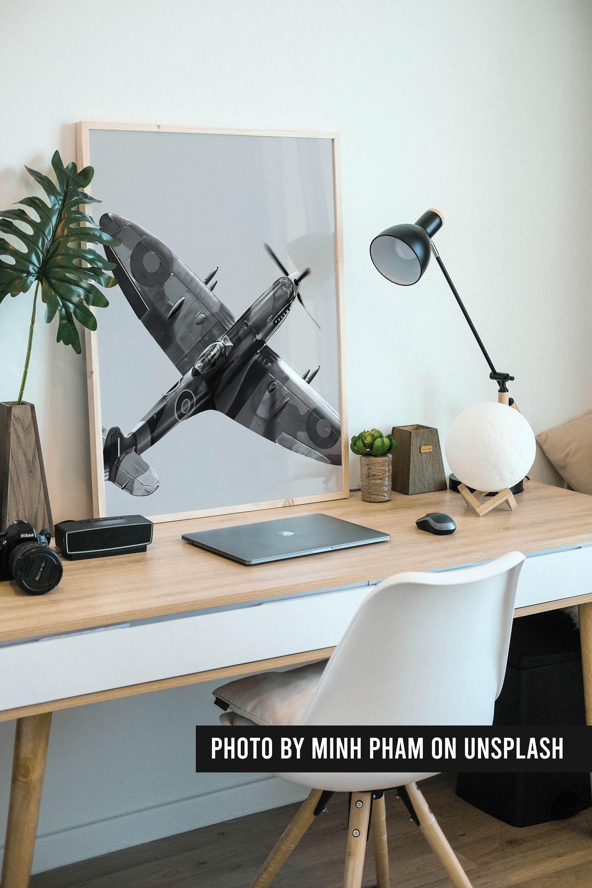 Spitfire Art Print. WW2 British Fighter Plane Digital Download - Etsy