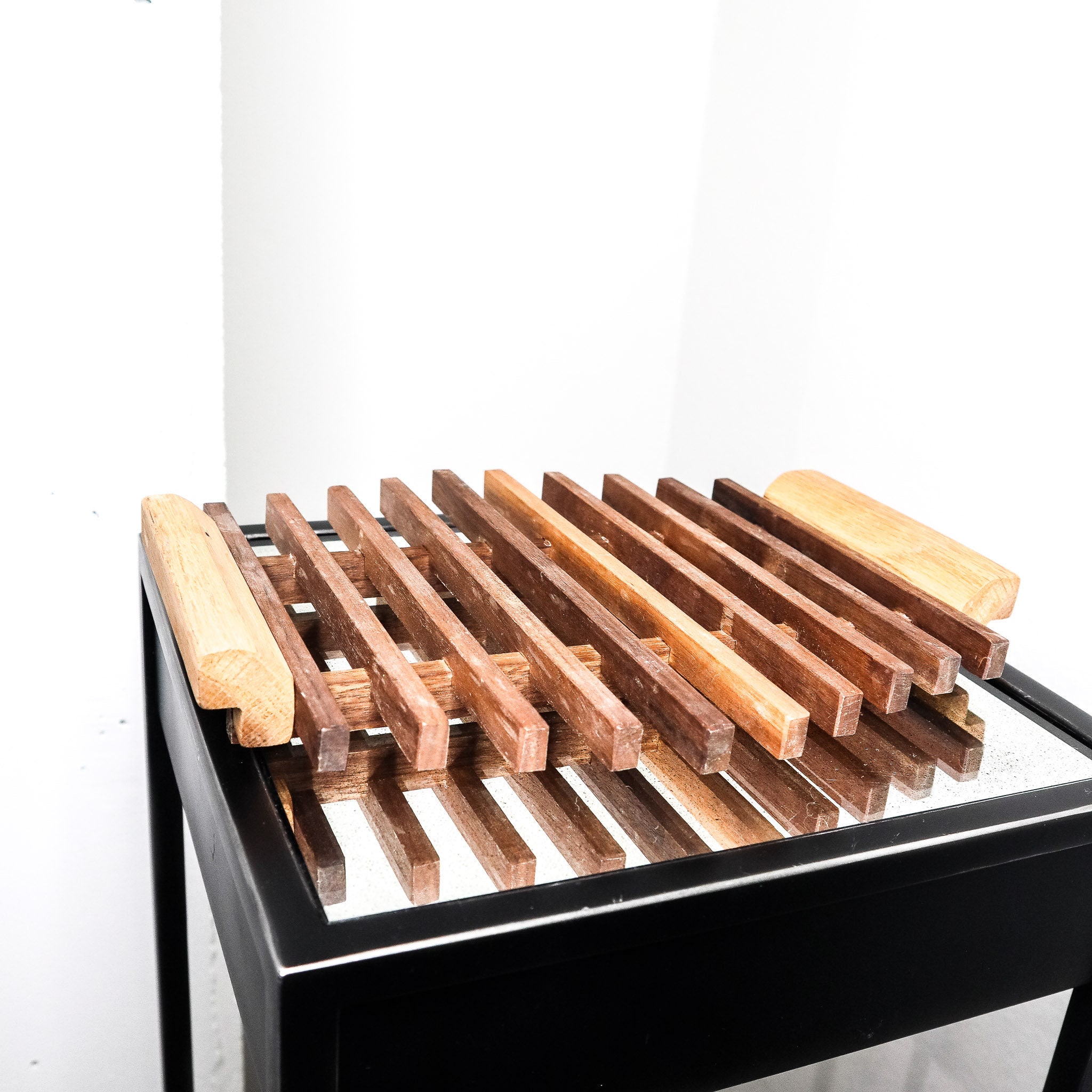 Wooden Slat Trivet Mid Century Modern Style Kitchen Decor Pot Holder - Etsy