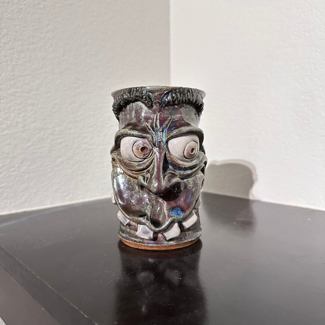 Tom Phelps Pottery Mug 2009 Collectable Art Whimsical Quirky - Etsy