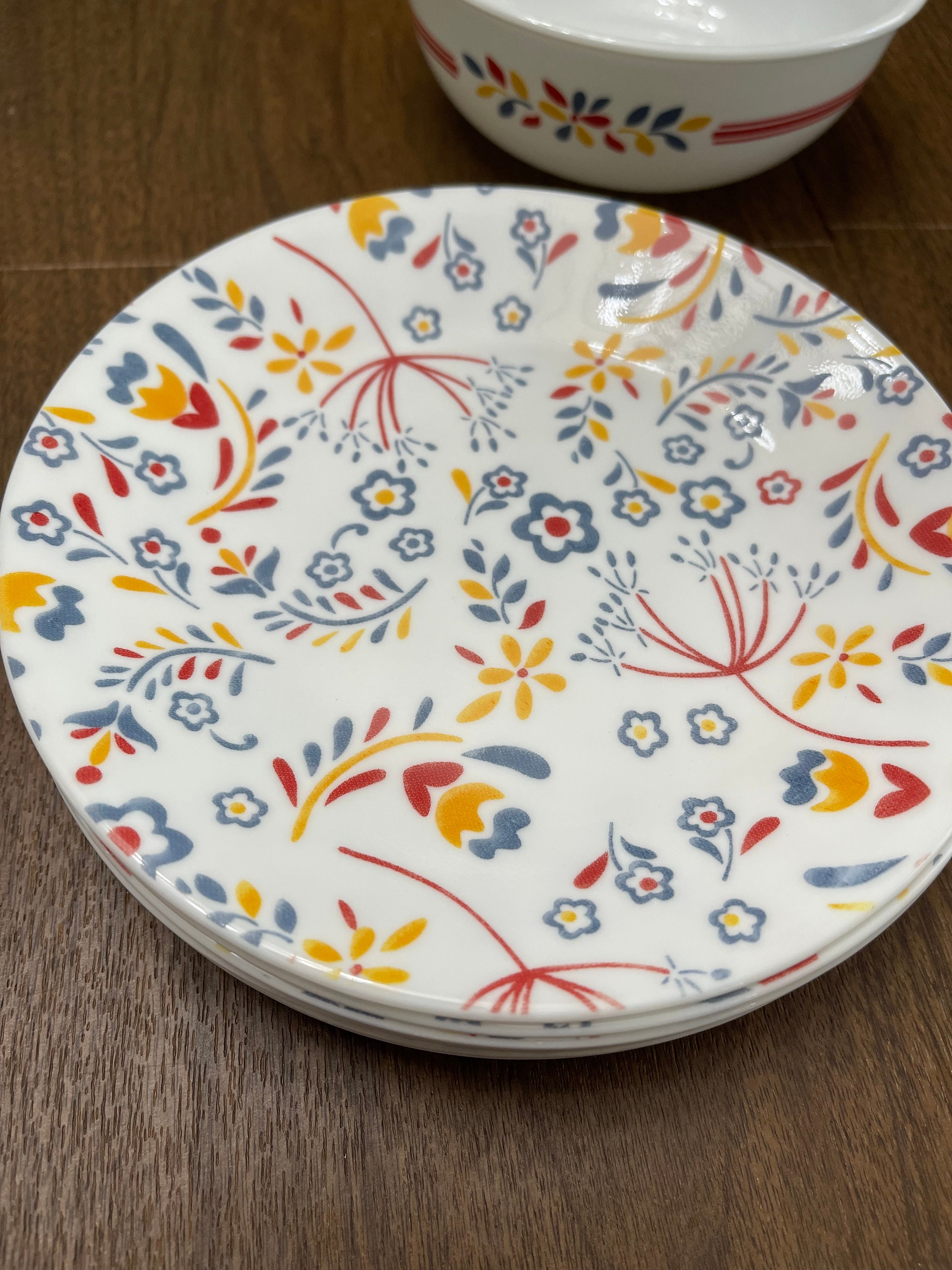 Corelle Garden Prairie in Red Dinnerware - Etsy