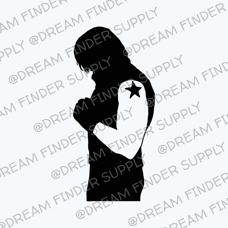 Bucky, Winter Soldier, Avengers SVG - Downloadable SVG File - Etsy