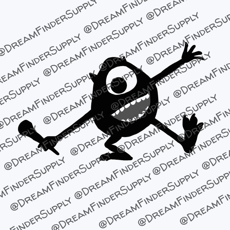 Mike Wazowski With Eye SVG File - Monsters Inc - Downloadable SVG File ...