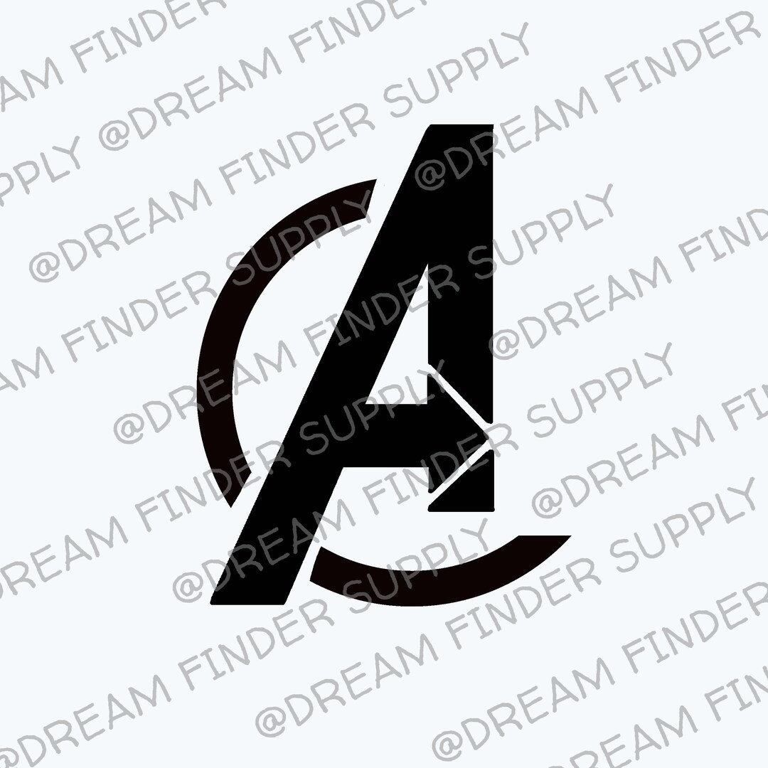 Avengers Logo Svg File Downloadable Svg File Etsy