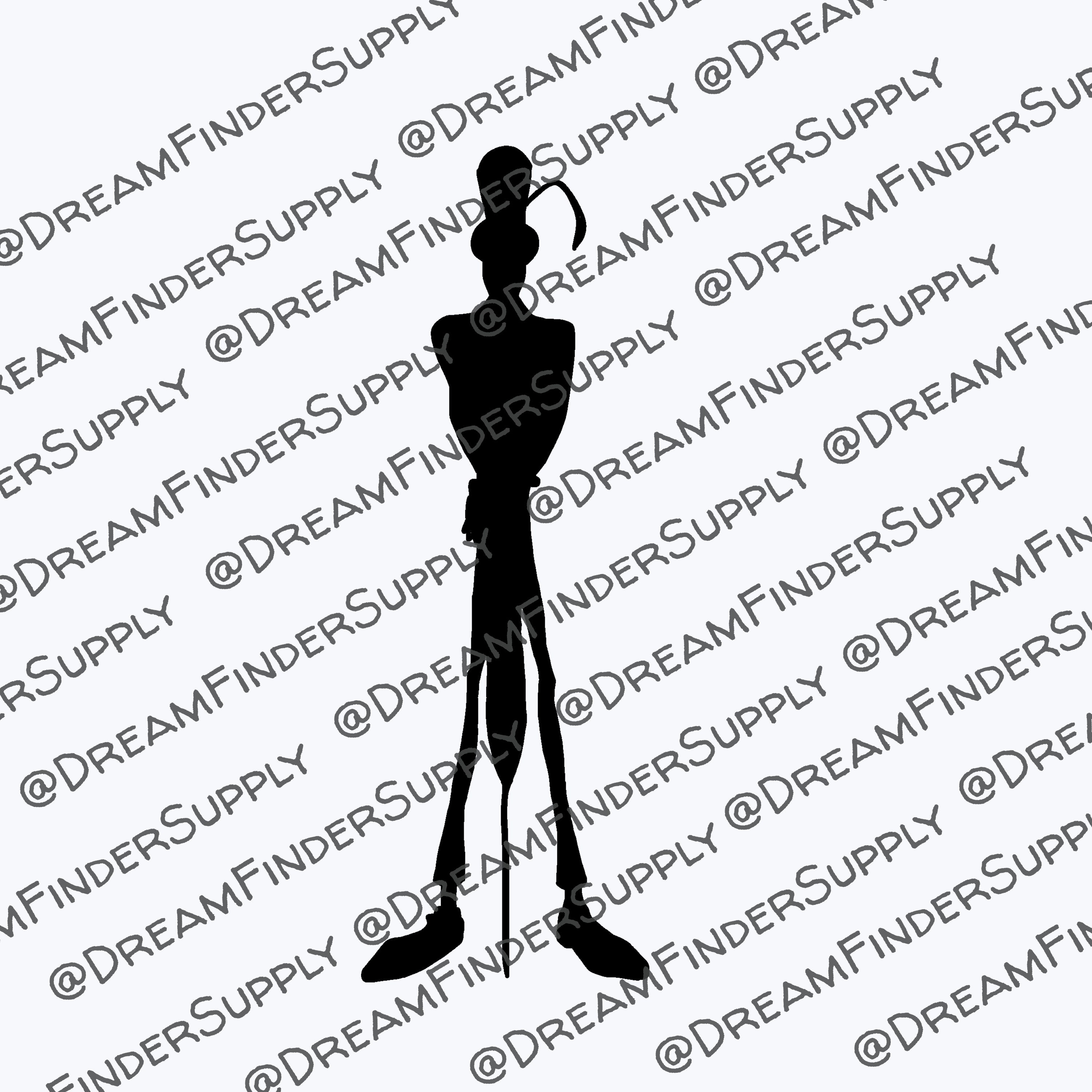 Dr Facilier SVG File - Princess and Frog Voodoo Doctor Character ...