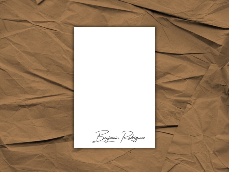 Personalized Signature Sticky Note, Custom Signature Sticky Notepad ...