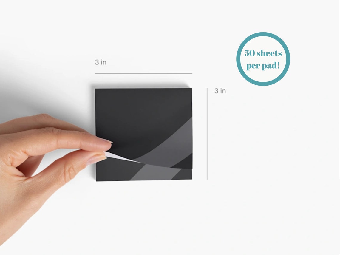 Minimalist Rainbow Sticky Note, Post-it Notes Sticky Notepad, Rainbow ...