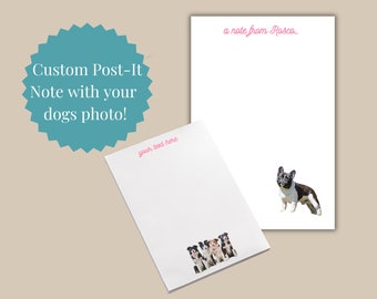 Personalized Dog Sticky Notes // Customize With Any Text // 50 Stickies ...