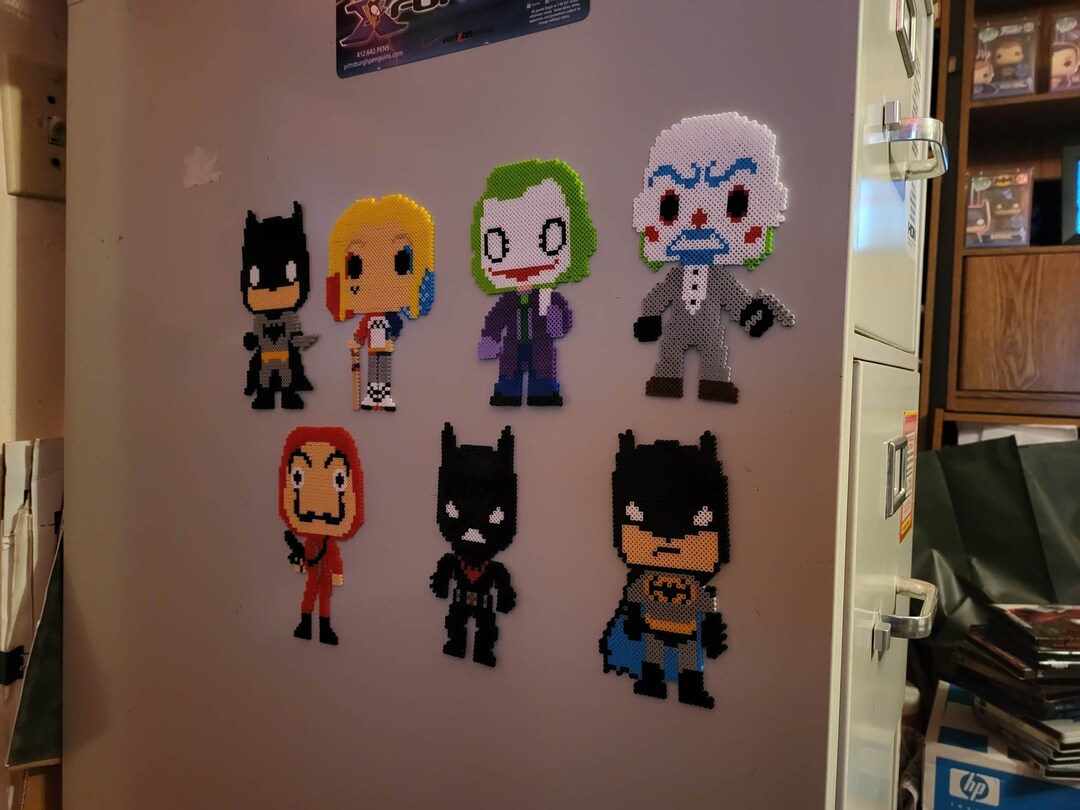 Funko Inspired Perler Bead Magnets - Etsy