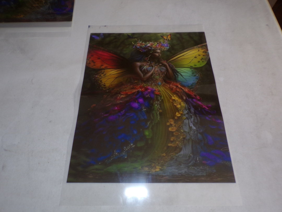 Exquisite Angel and Butterfly Iron on Heat Stamp - Etsy