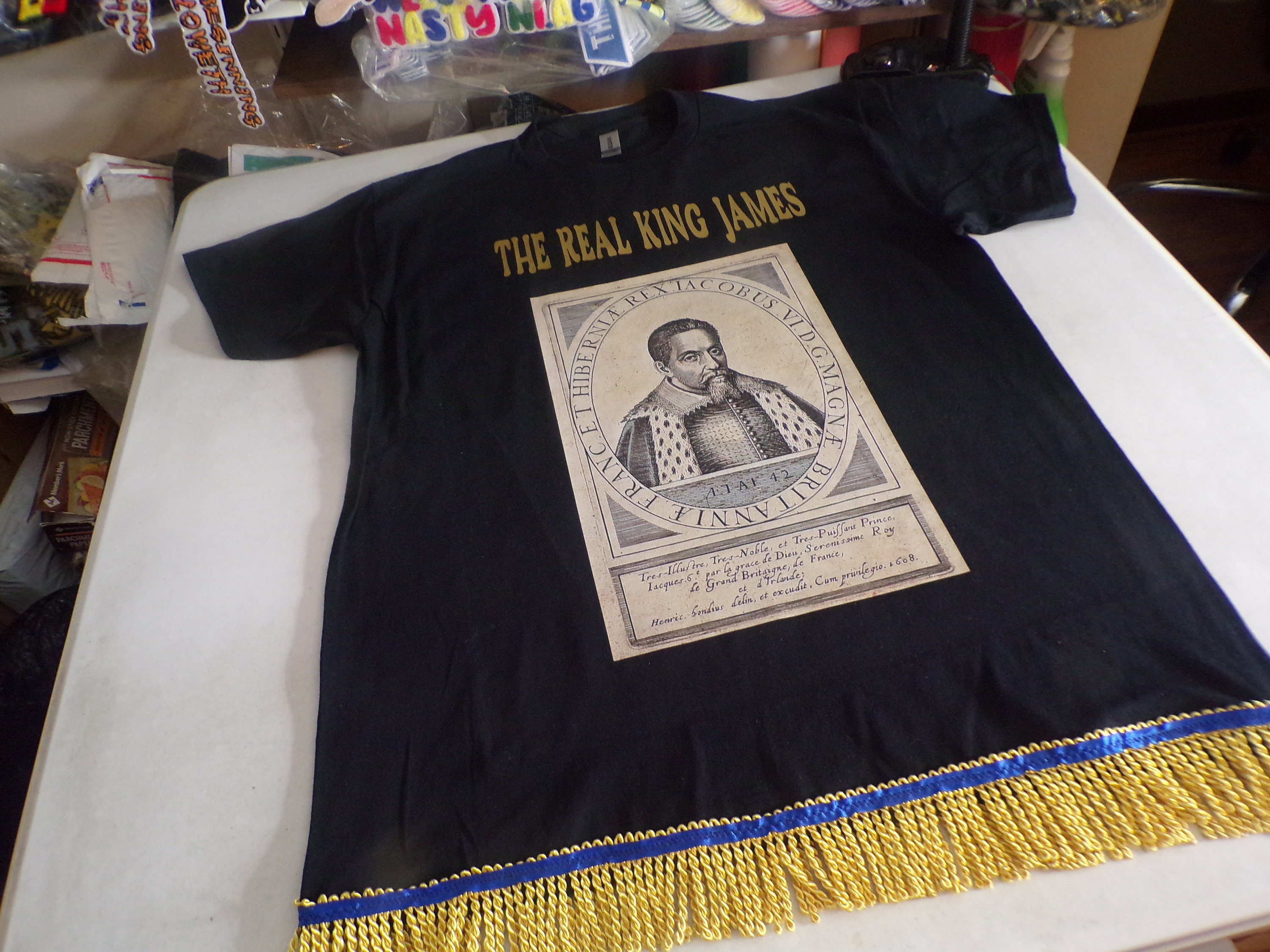 The Real King James Gold Fringes - Etsy