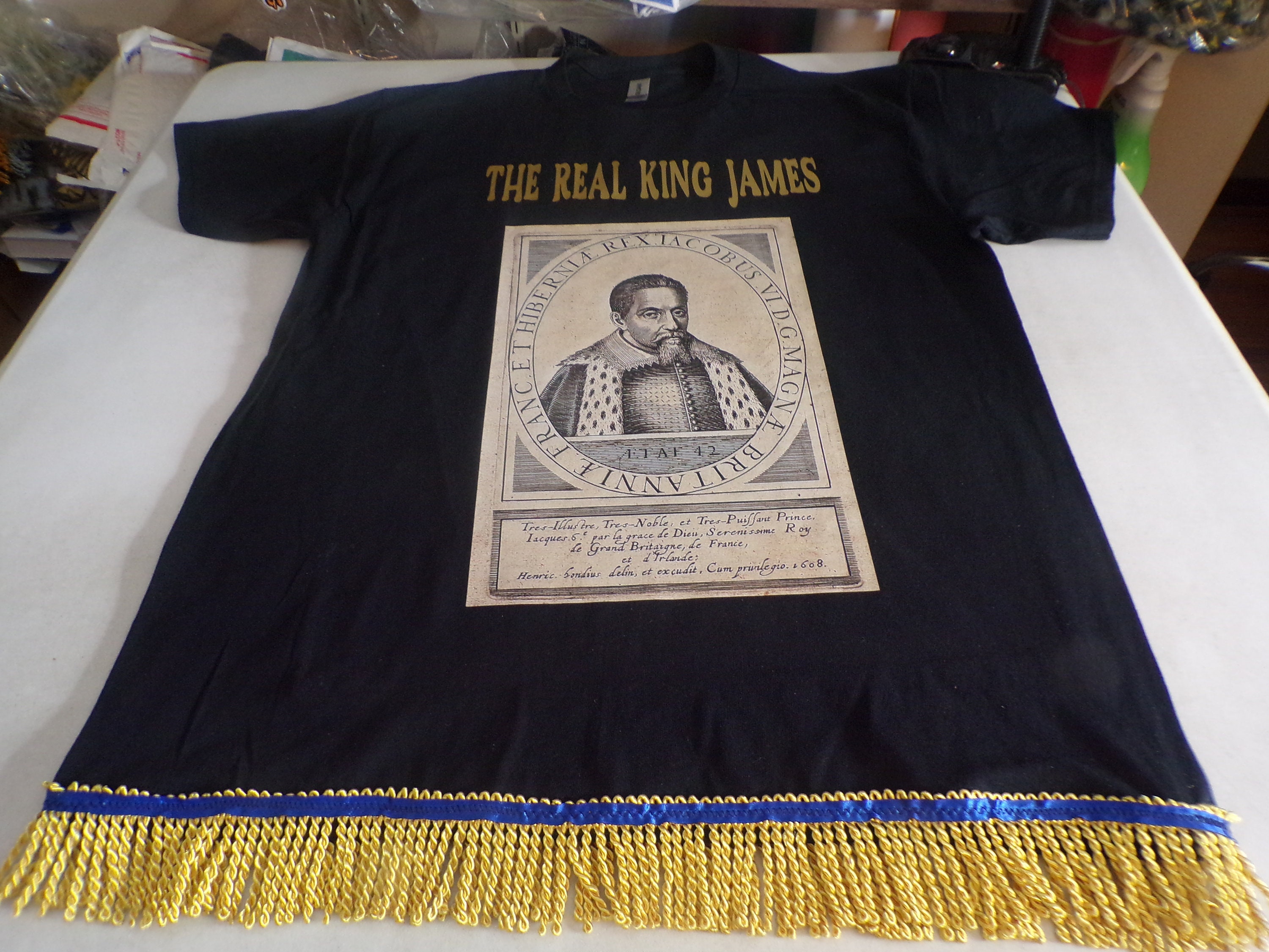 The Real King James Gold Fringes - Etsy