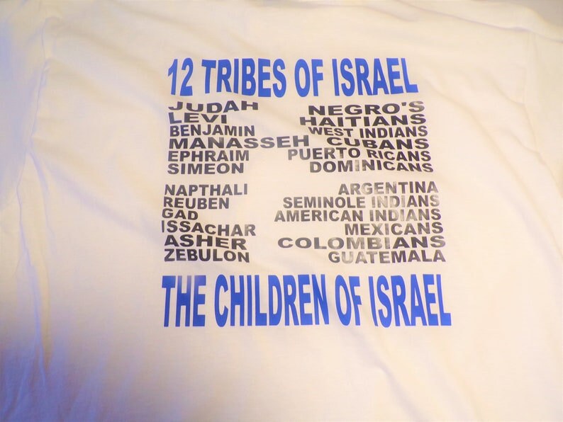 Lost but Now Found the 12 Tribes of Israel Chart Work Exclusive - Etsy
