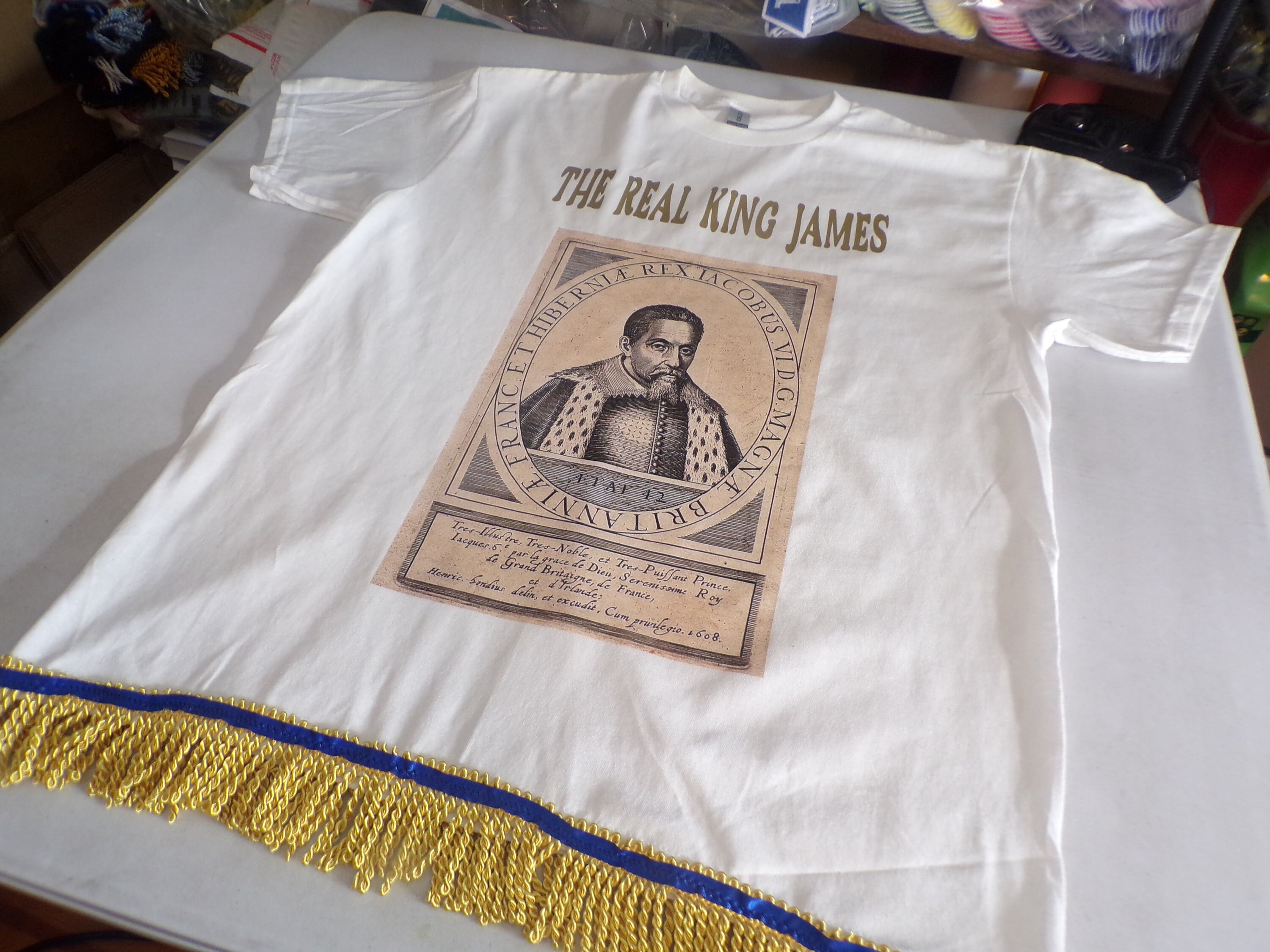 The Real King James Gold Fringes - Etsy