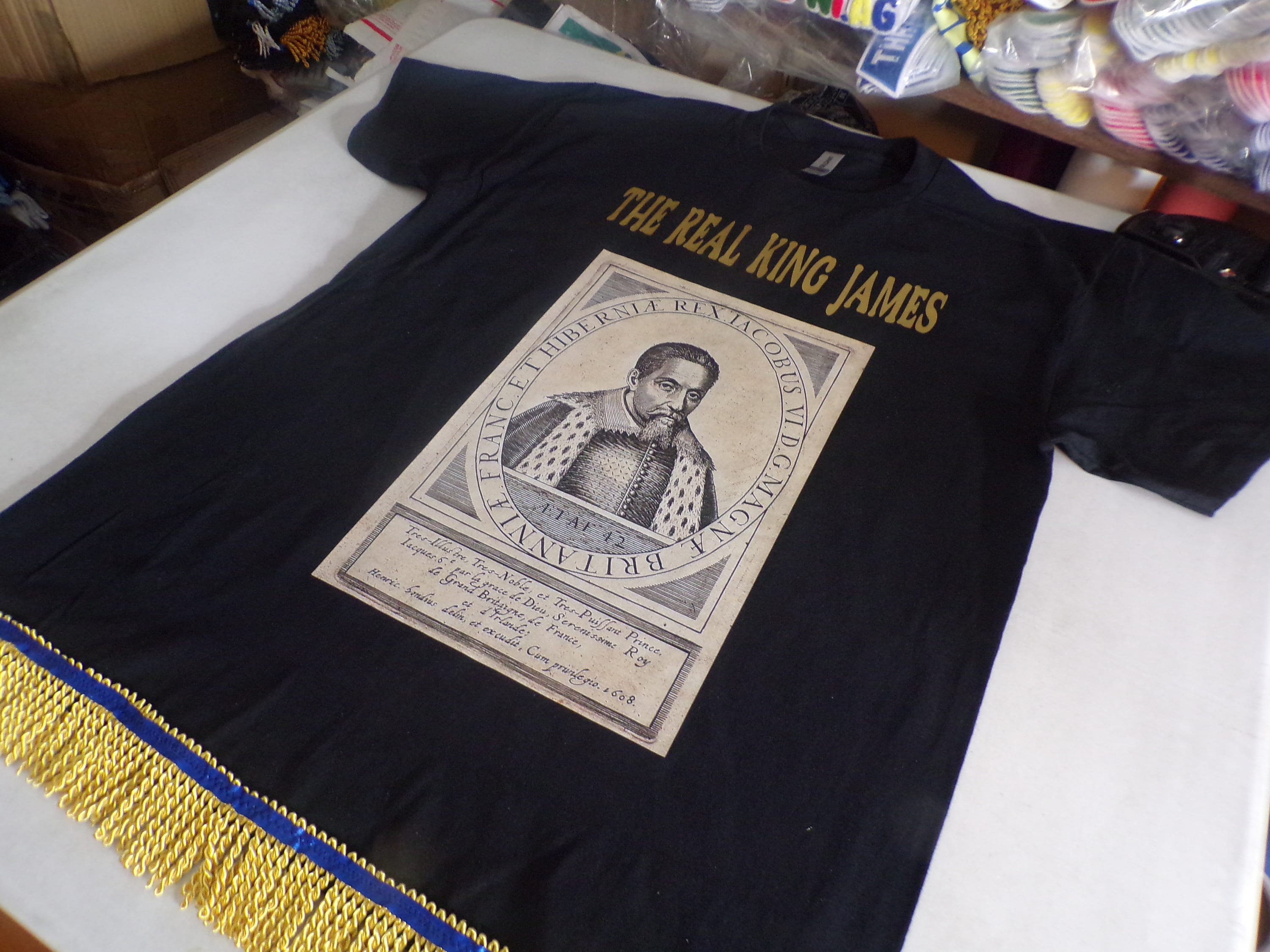 The Real King James Gold Fringes - Etsy