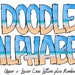 Beach Doodle Letters, Beach Alphabet Letters PNG Bundle, Beach Doodle ...