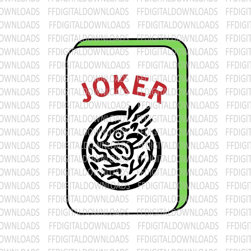 Joker Mahjong Image - Etsy