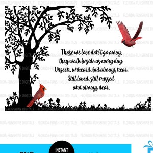 Memorial PNG Sublimation Cardinal Memorial Download Cardinal Memorial ...