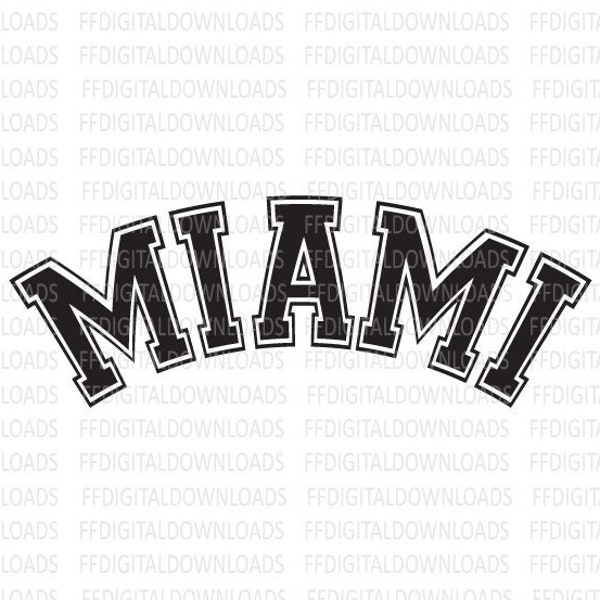 Miami Soccer Svg - Etsy
