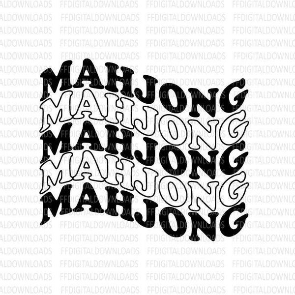 Mahjong Cricut Svg - Etsy