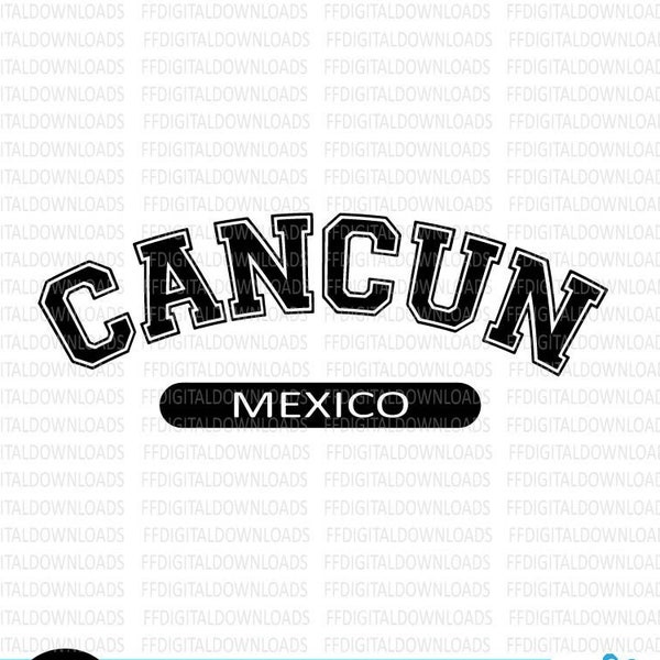 Cancun Svg - Etsy