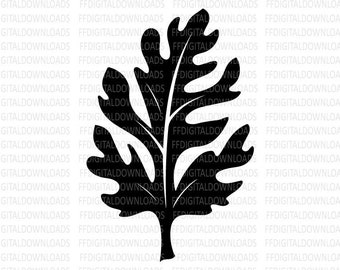 Oak Leaf SVG – DXF - PNG Cut File - Etsy UK