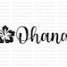Ohana SVG, Hibiscus Flower Svg. Hawaiian Flower Svg, Ohana Means Family ...