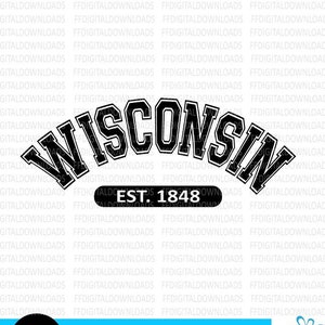 Wisconsin SVG, Wisconsin PNG, Wisconsin Shirt Design, Wisconsin ...