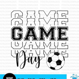 Game Day Svg, Game Day Vibes Svg, Soccer Shirt Svg, Soccer Season Svg ...
