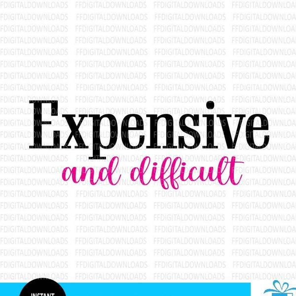 Expensive and Talk Back Svg - Etsy