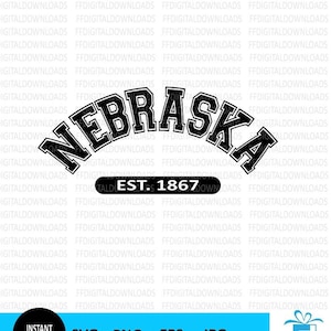Nebraska SVG, Nebraska PNG, Nebraska Shirt Design, Nebraska Gift ...