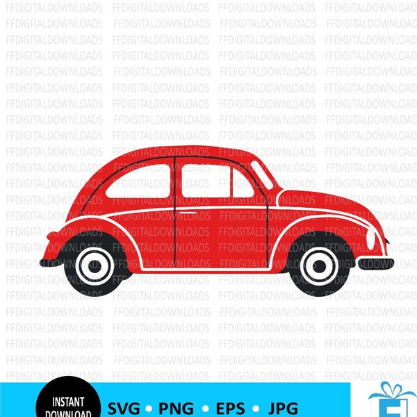 Vw Bug Clipart - Etsy