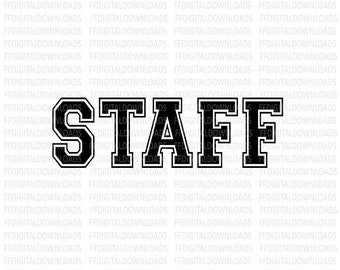 Staff SVG, Staff Design, Staff Shirt SVG, Staff, Jpg, Staff Shirt ...