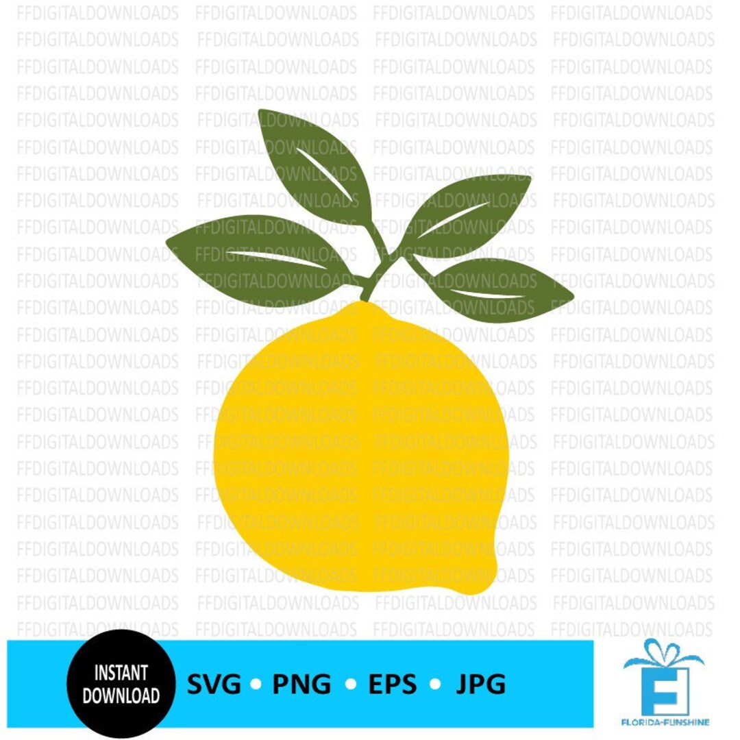 Lemon SVG Lemon PNG Lemon Clipart Lemon Silhouette Lemon - Etsy Canada