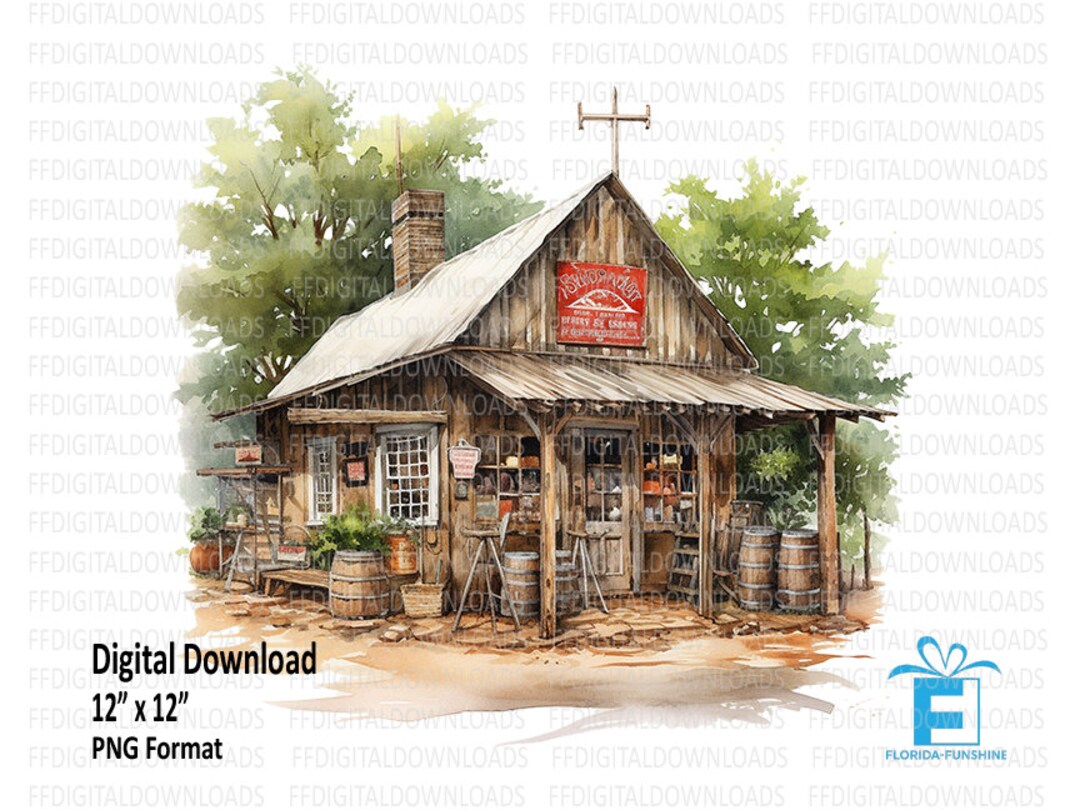 Country Store PNG, Country Store Clipart, Vintage Country Store ...