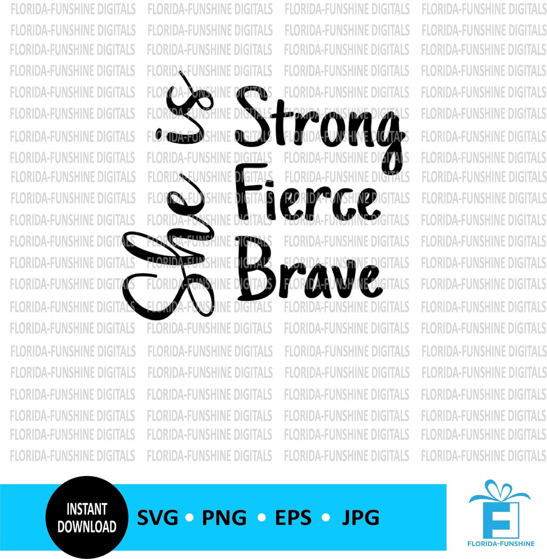 She is SVG, Strong Svg, Fierce Svg, Brave Svg, Girl Power Svg , Cricut ...