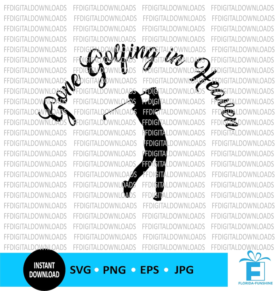 Memorial SVG Golfer Memorial PNG Golfer Memorial SVG - Etsy