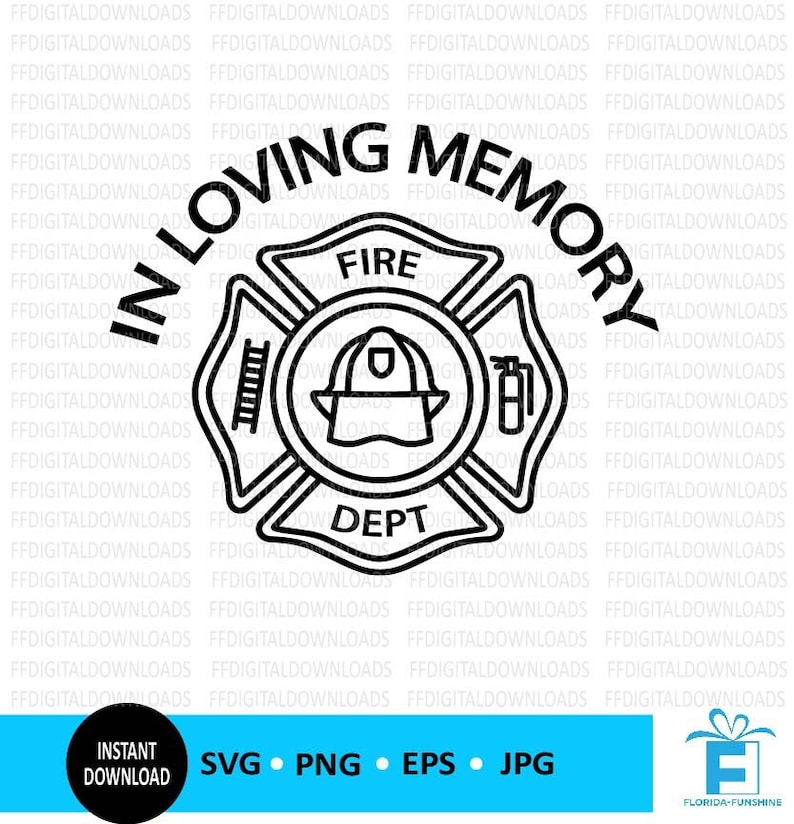 Memorial SVG Firefighter Memorial PNG Firefighter Memorial - Etsy