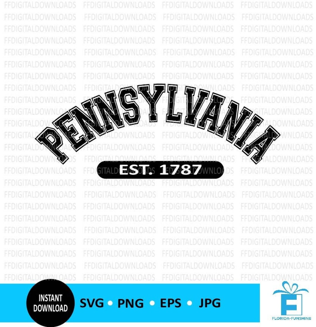 Pennsylvania SVG, Pennsylvania PNG, Pennsylvania Shirt, Pennsylvania ...