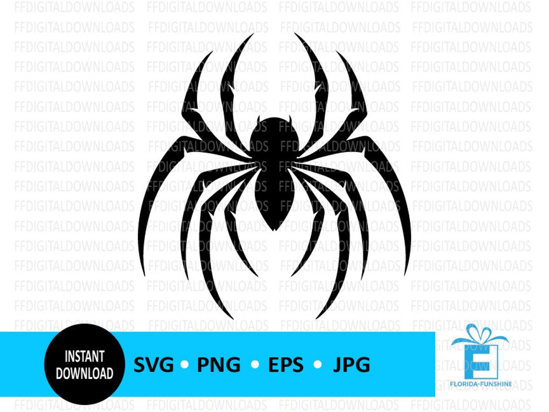 Spider SVG, Spider PNG, Halloween Spider Clipart, Spider Digital Design ...