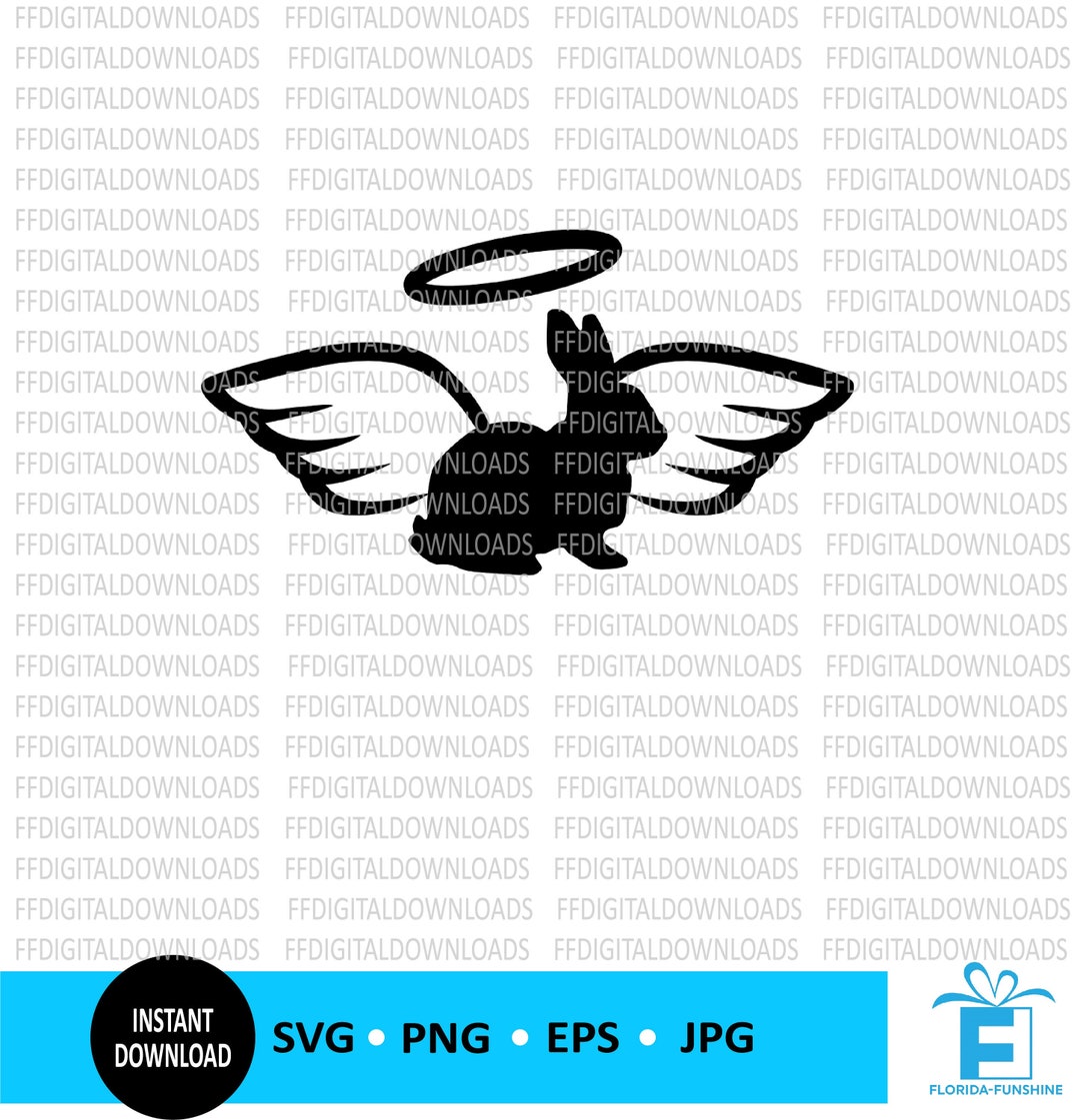 Rabbit Memorial SVG Memorial SVG Rabbit Memorial PNG - Etsy