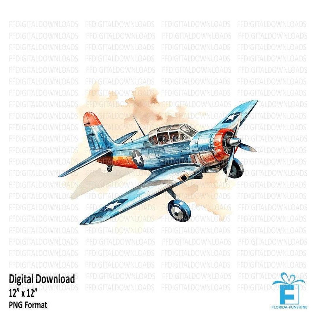 Watercolor Airplane PNG, Watercolor Airplane Clipart, Airplane Design ...
