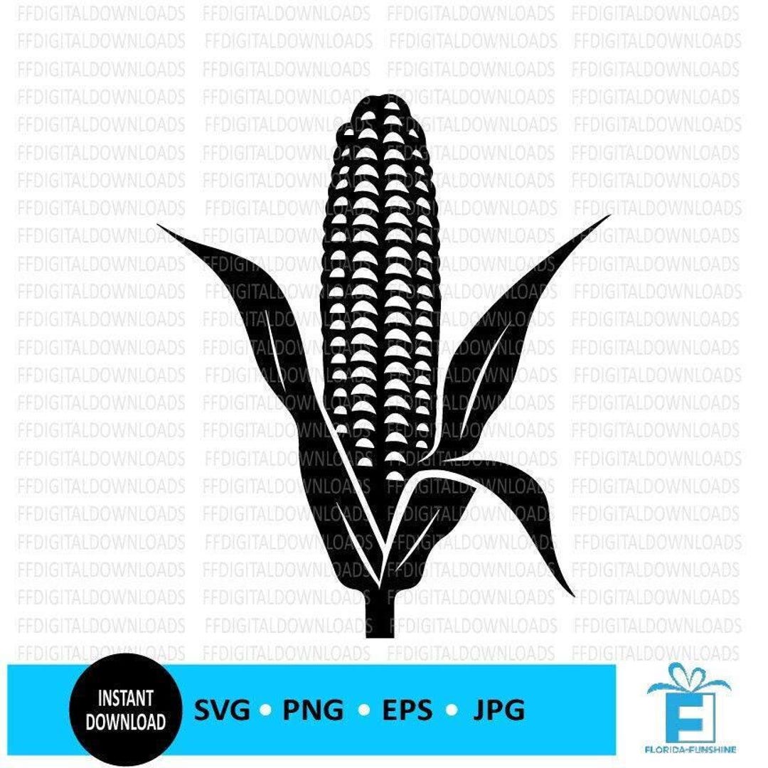 Corn SVG, Corn PNG, Corn Clipart, Corn Vector, Husked Corn Svg, Corn ...