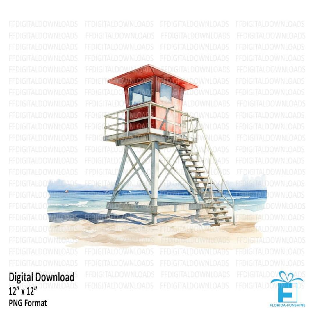 Lifeguard Stand Clipart, Lifeguard Stand PNG, Lifeguard Stand ...
