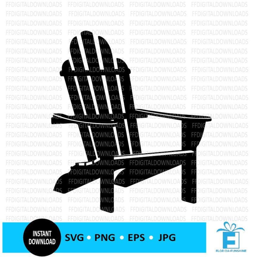Adirondack Chair SVG, Adirondack Chair PNG, Adirondack Chair Clipart ...