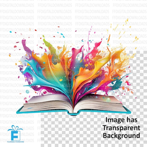 Open Books Clip Art