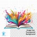 Open Book Clipart, Open Book PNG, Colorful Book, Rainbow Book ...