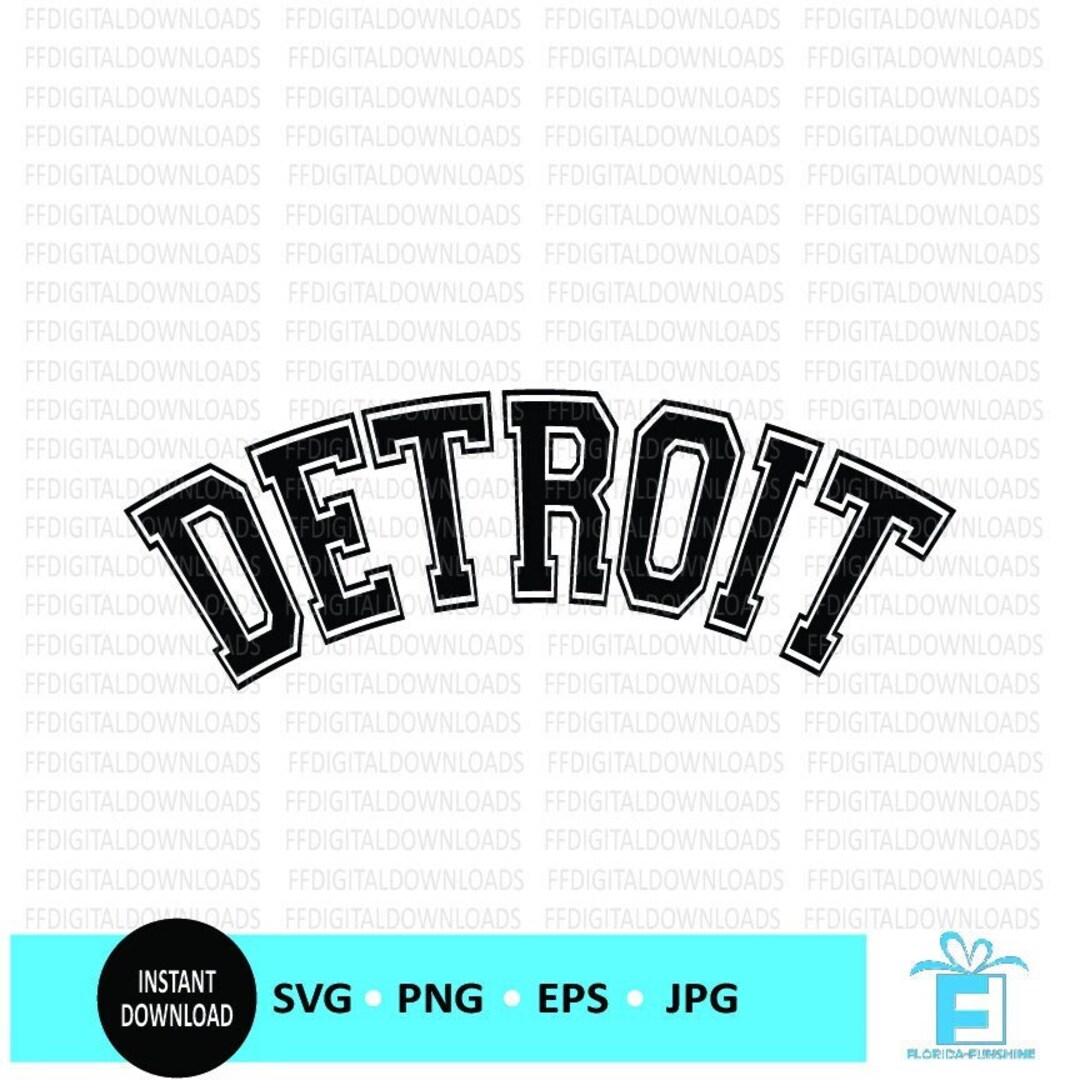 Detroit SVG Detroit PNG Detroit Shirt Design Detroit - Etsy