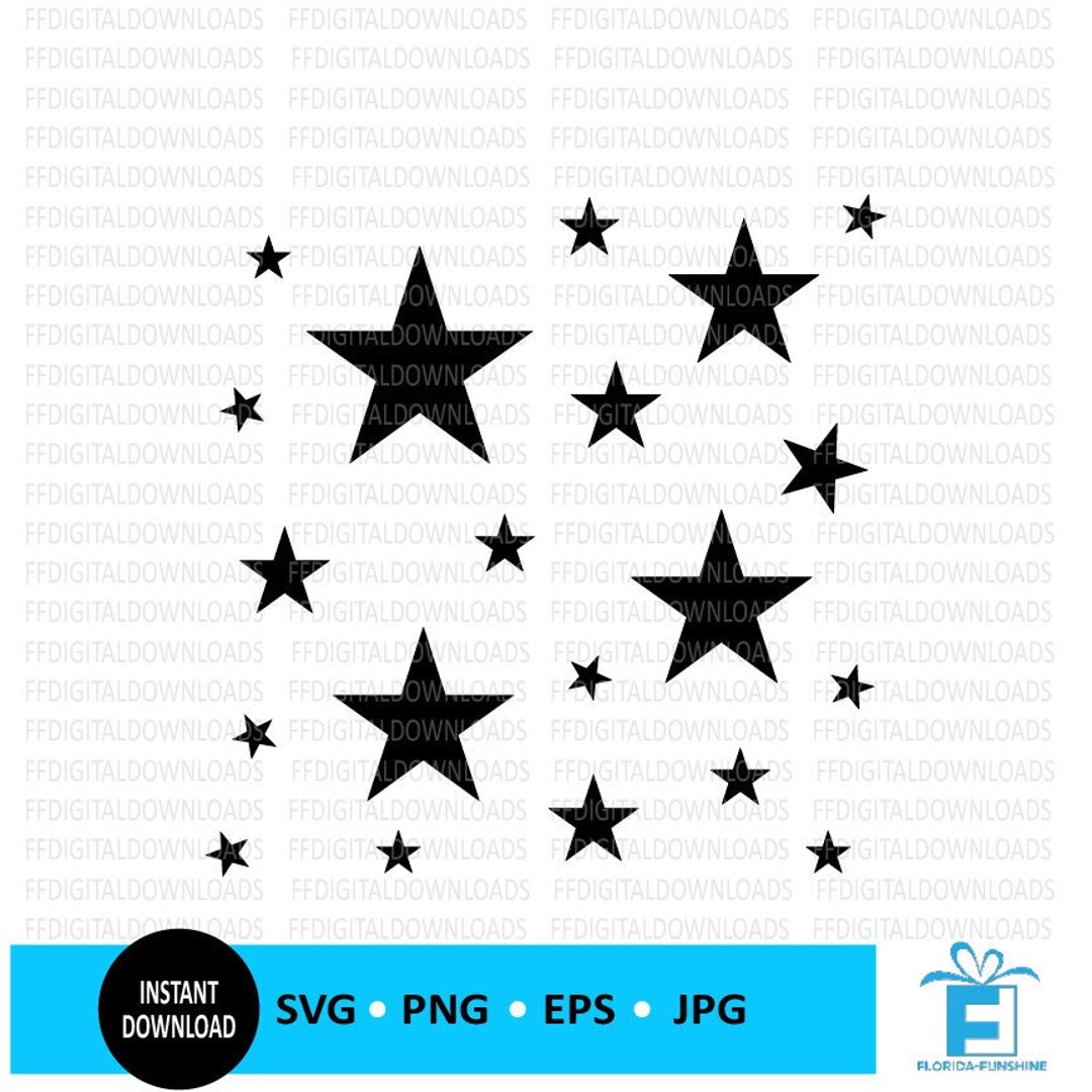 Stars SVG Stars PNG Stars Clipart Stars Vector Stars - Etsy Australia