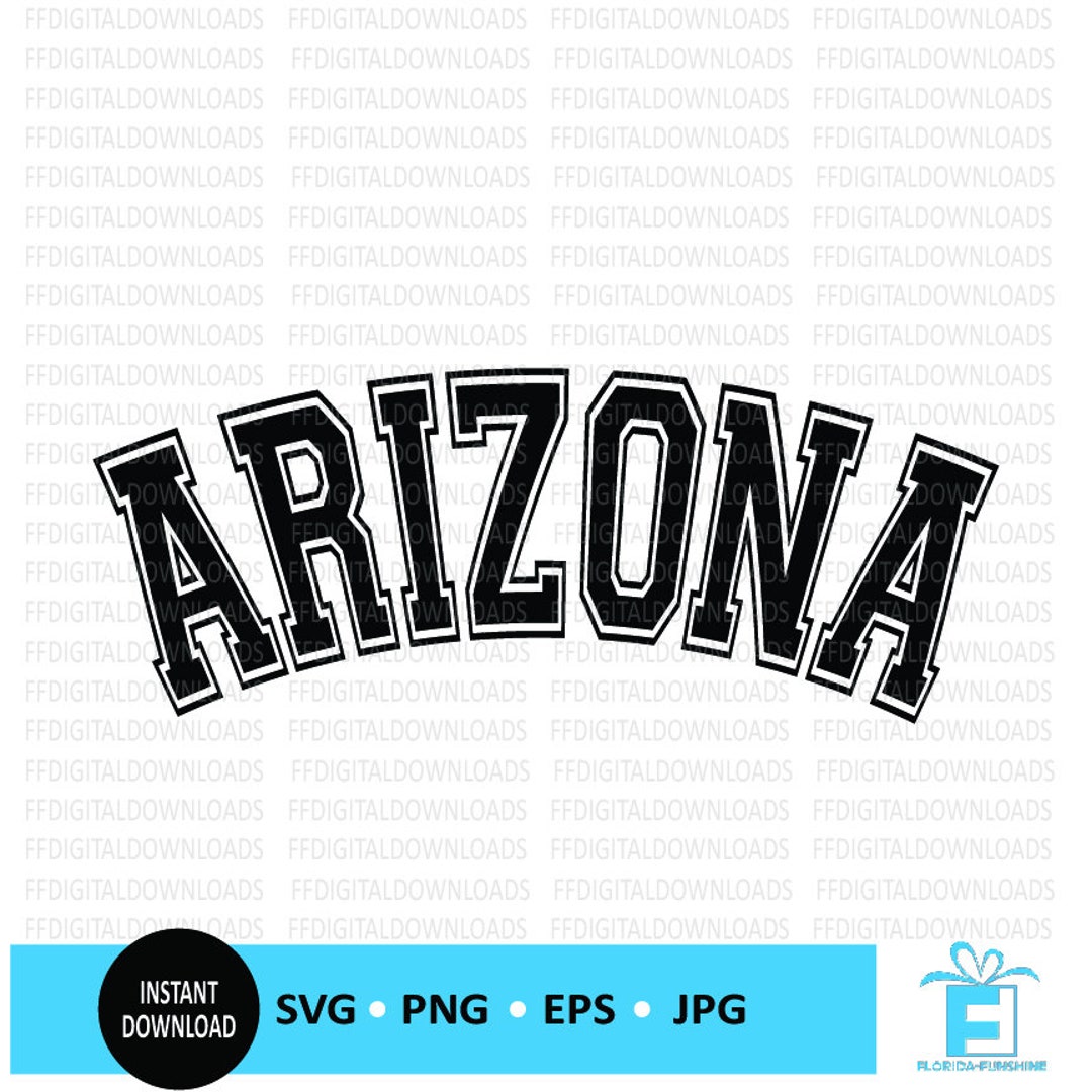 Arizona SVG, Arizona PNG, Arizona Shirt Design, Arizona USA, Arizona ...