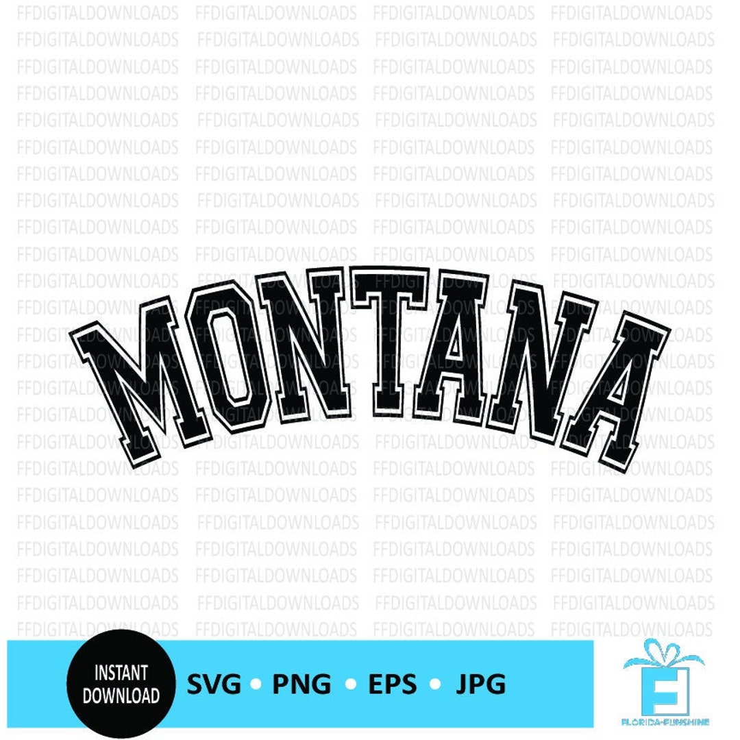 Montana SVG, Montana PNG, Montana Shirt Design, Montana Silhouette ...
